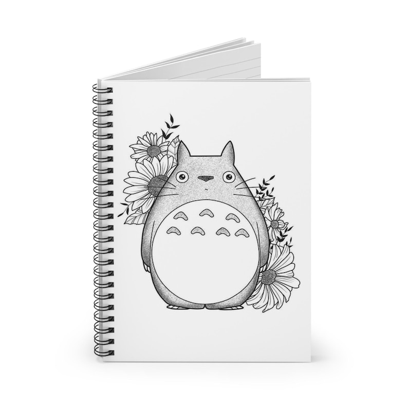 Studio Ghibli My Neighbor Totoro Spiral Notebook Simple Cute - Etsy