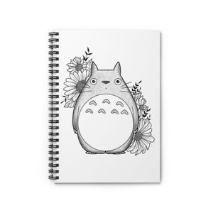 Studio Ghibli My Neighbor Totoro Spiral Notebook Simple Cute - Etsy