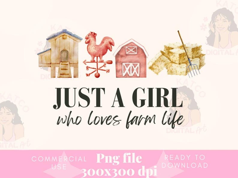 Just A Girl Who Loves Farm Life Png,girly Png,western Design, Western ...