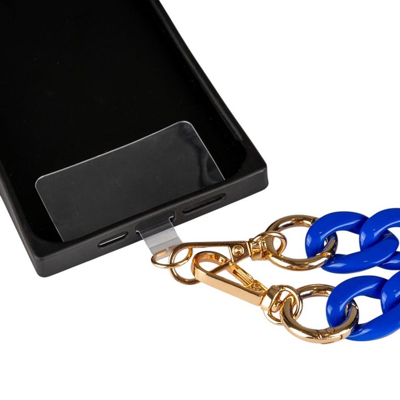Royal Blue Phone Chain - Crossbody Phone Chain - Long Phone Chain ...
