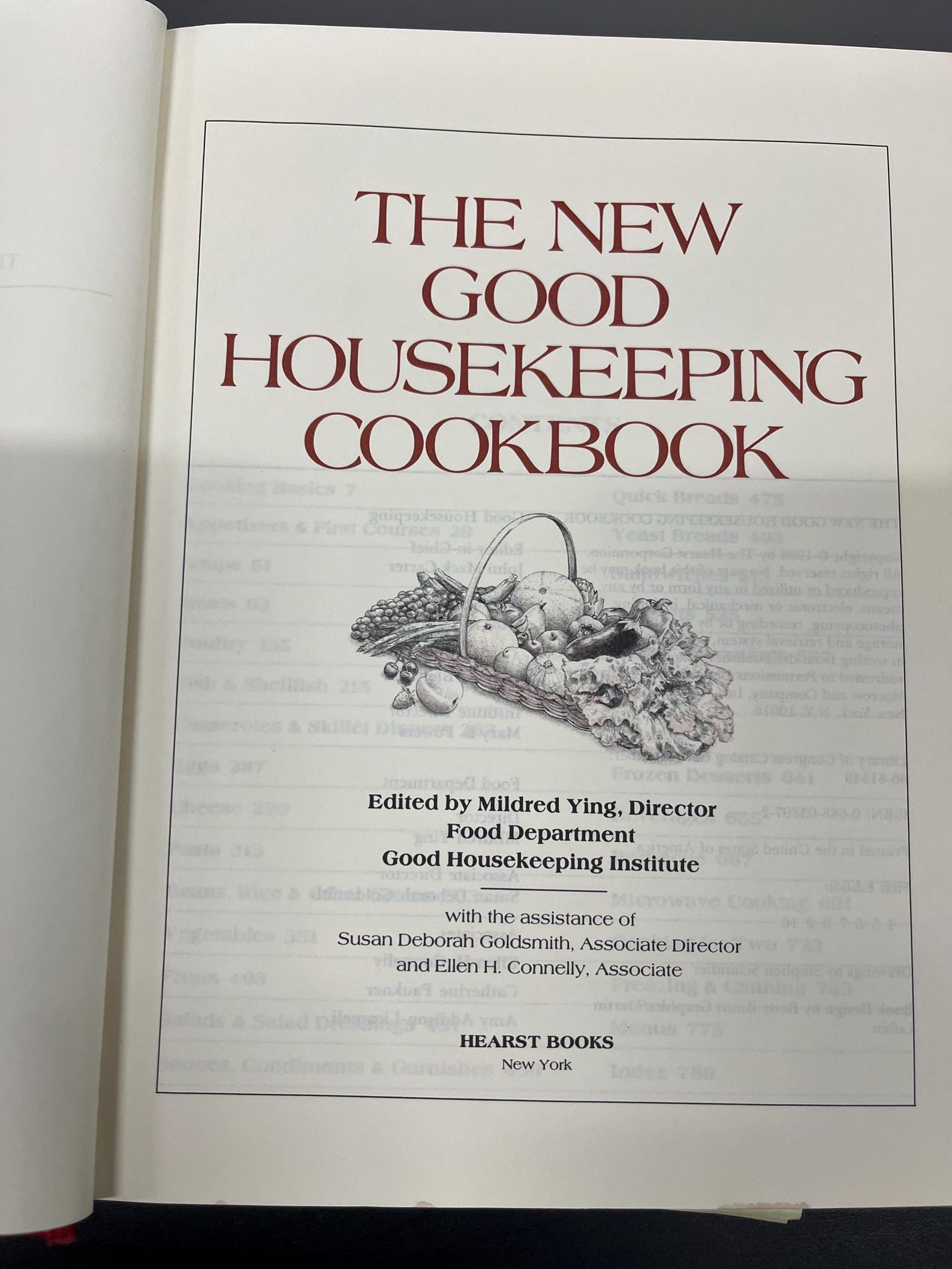 First Edition, the New Good Housekeeping Cookbook, C. 1986 - Etsy