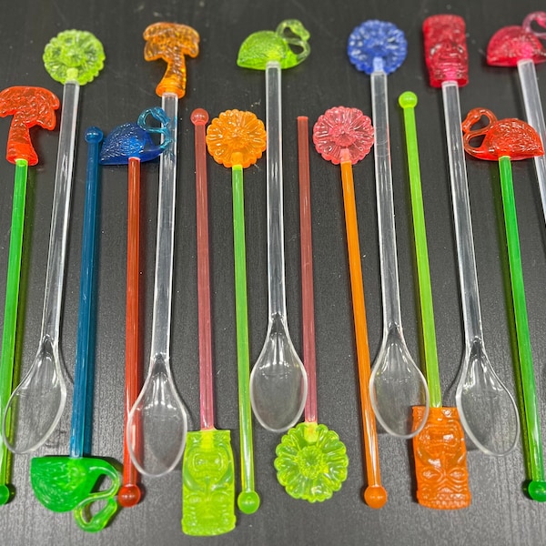 Tiki Swizzle Sticks - Etsy