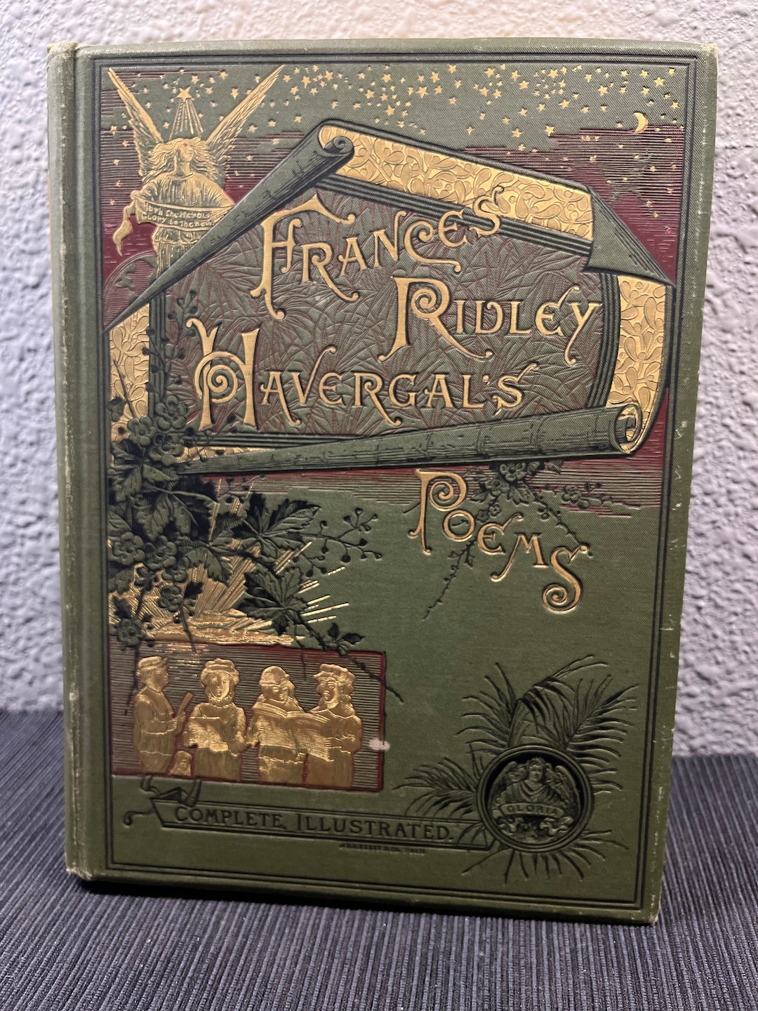 Antique 1880s Frances Ridley Havergal's Poems, Complete Illustrated - Etsy