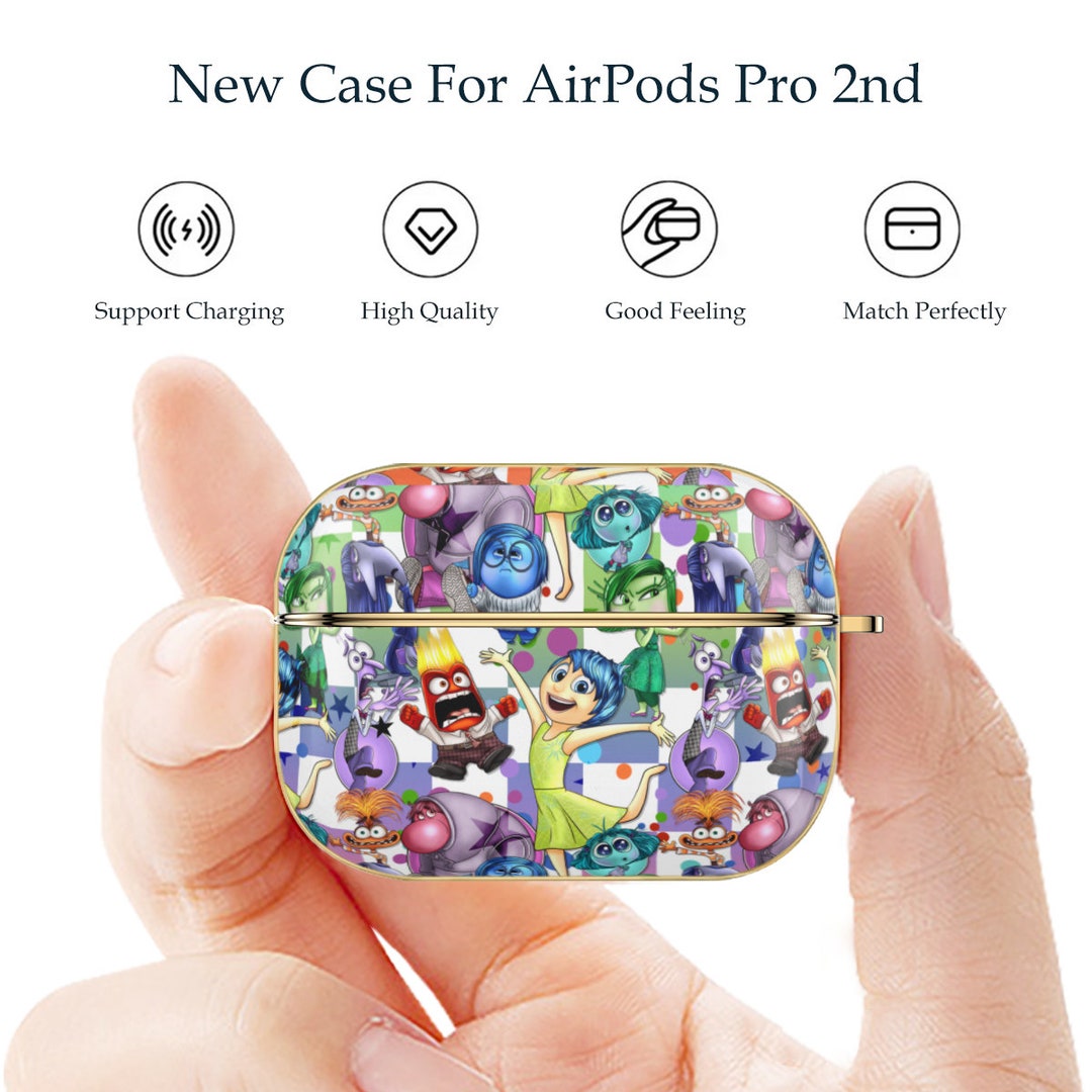 Inside Out AirPod Pro 2 Case Inside Out Movie Design Colorful Inside ...