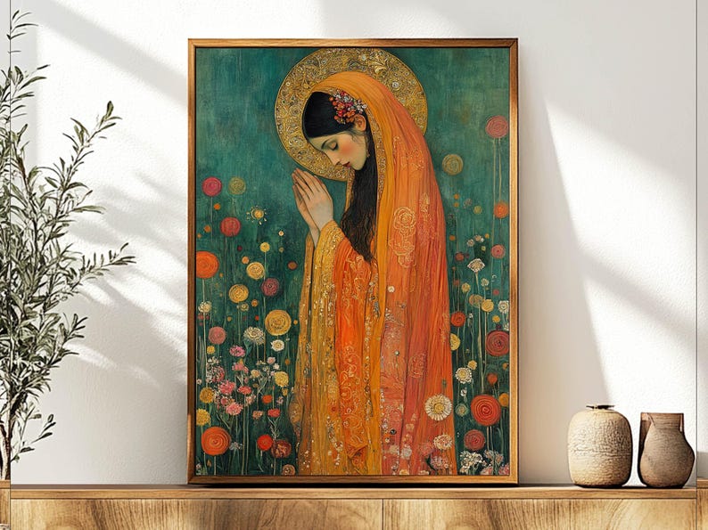 Celtic Goddess Danu Art Print, Nature & Fertility Wall Decor, Gustav ...