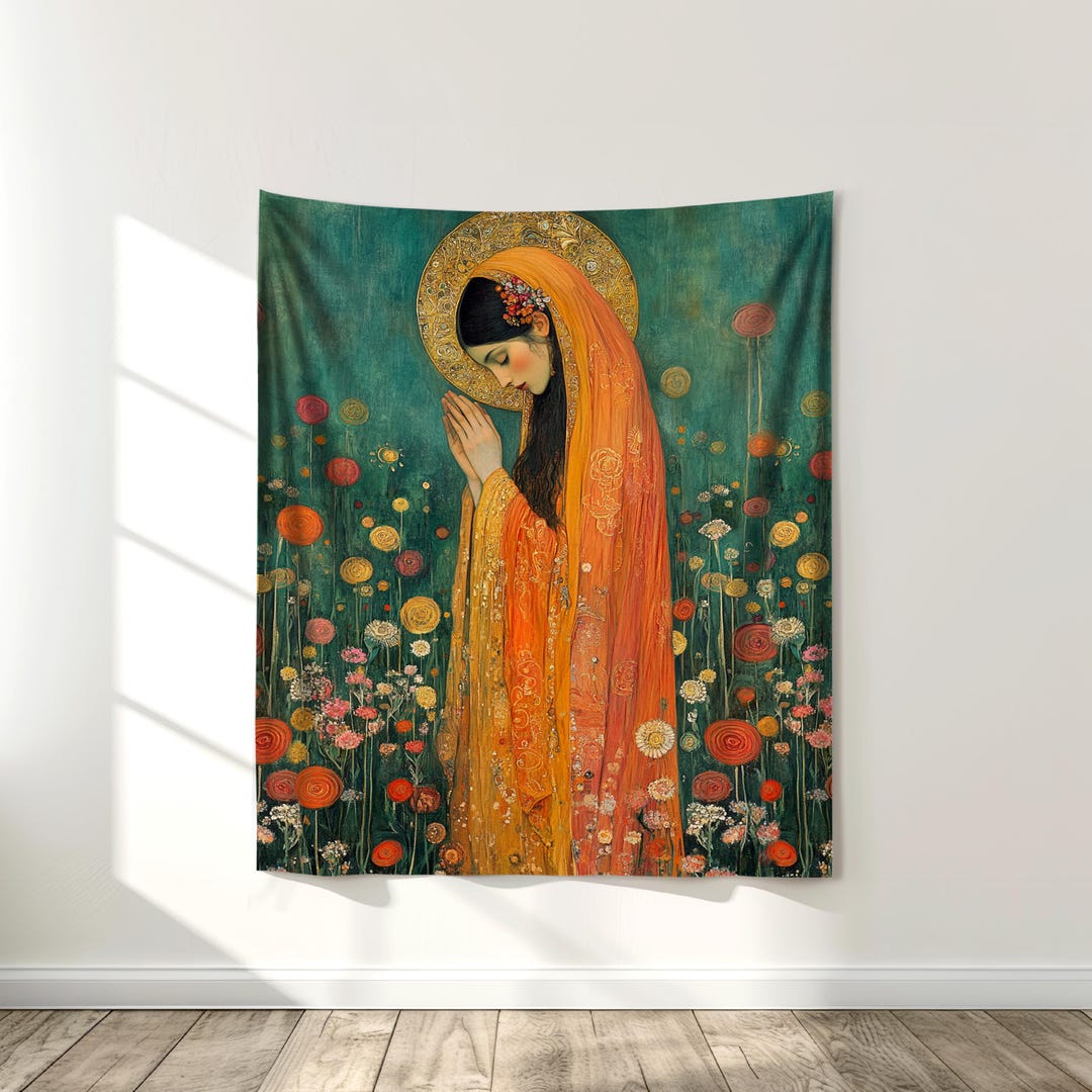 Danu Goddess Wall Tapestry, Divine Feminine Celtic Mythology Art, Pagan ...