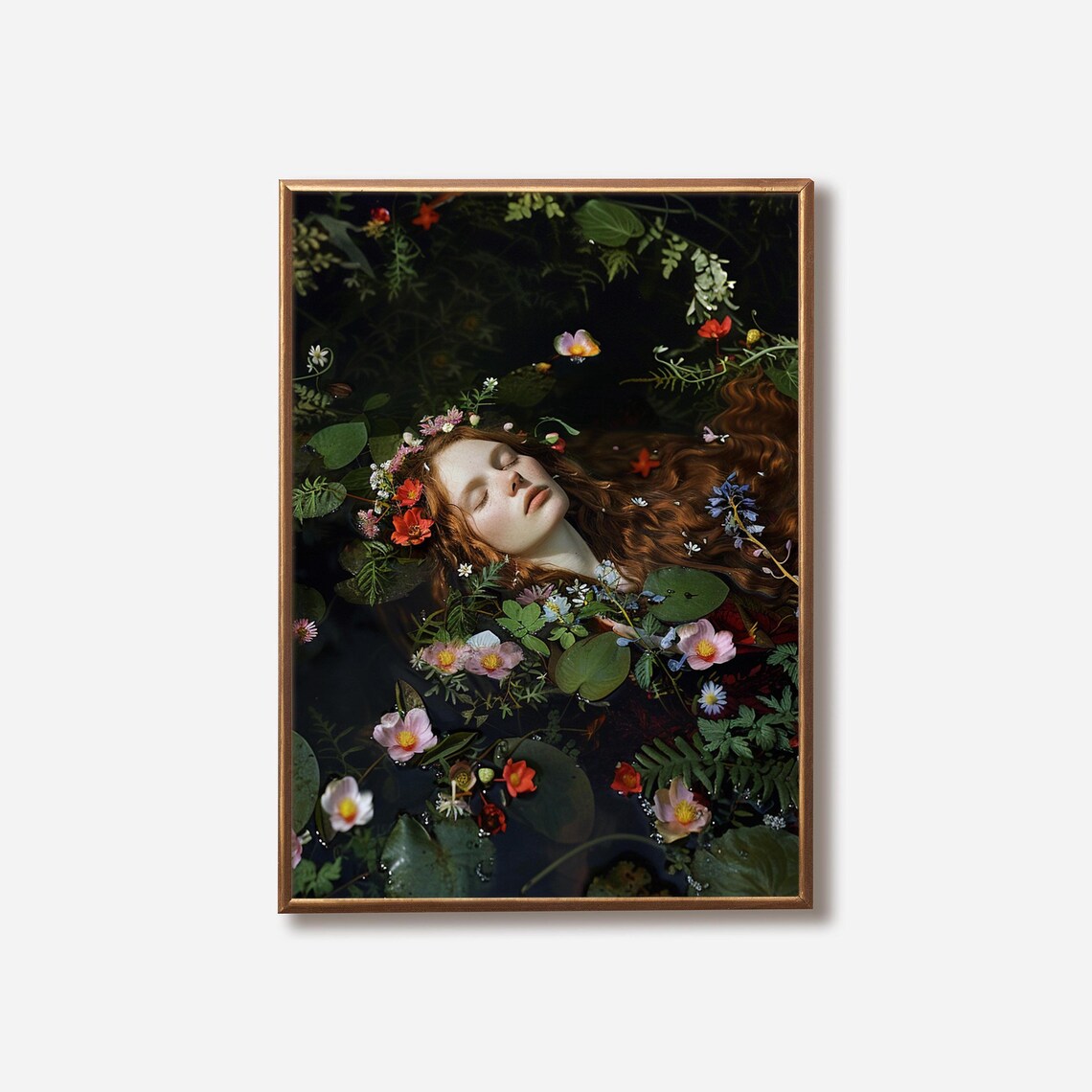 Ophelia Painting Art PRINTABLE Digital, Antique Greek Mythology Art ...