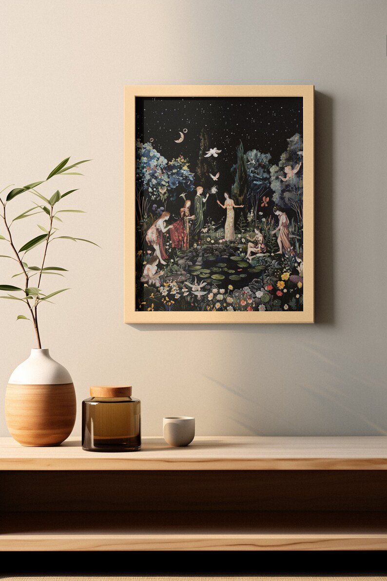Mythology Art Print, Mythology Painting, Mythology İllustration Wall ...