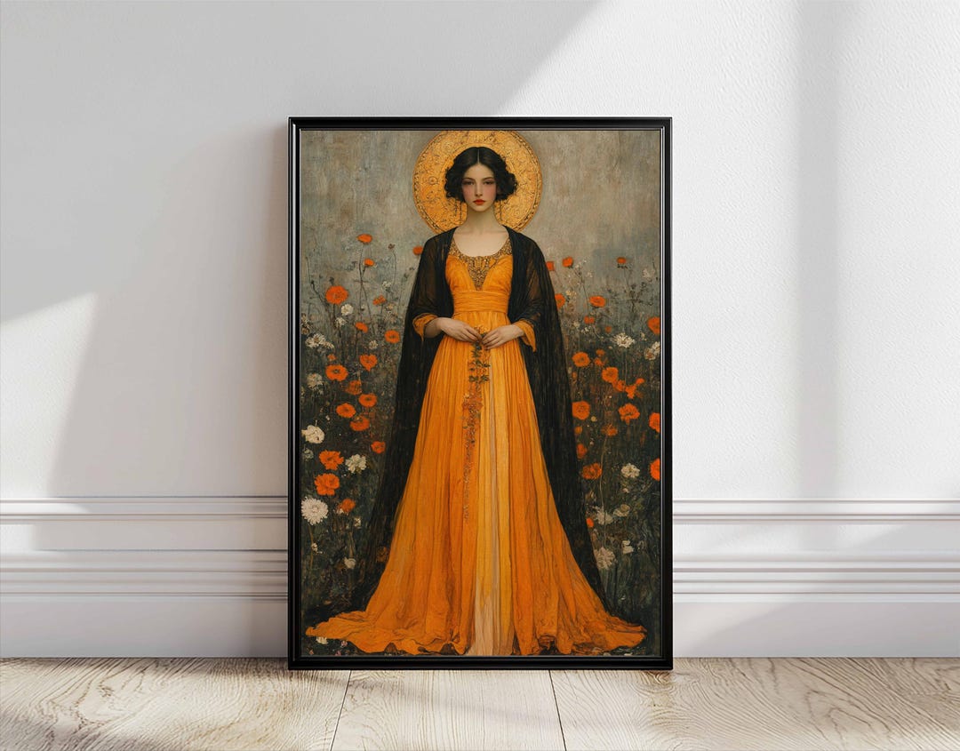 Demeter Art Print, Greek Goddess of the Harvest, Demeter Goddess Wall ...