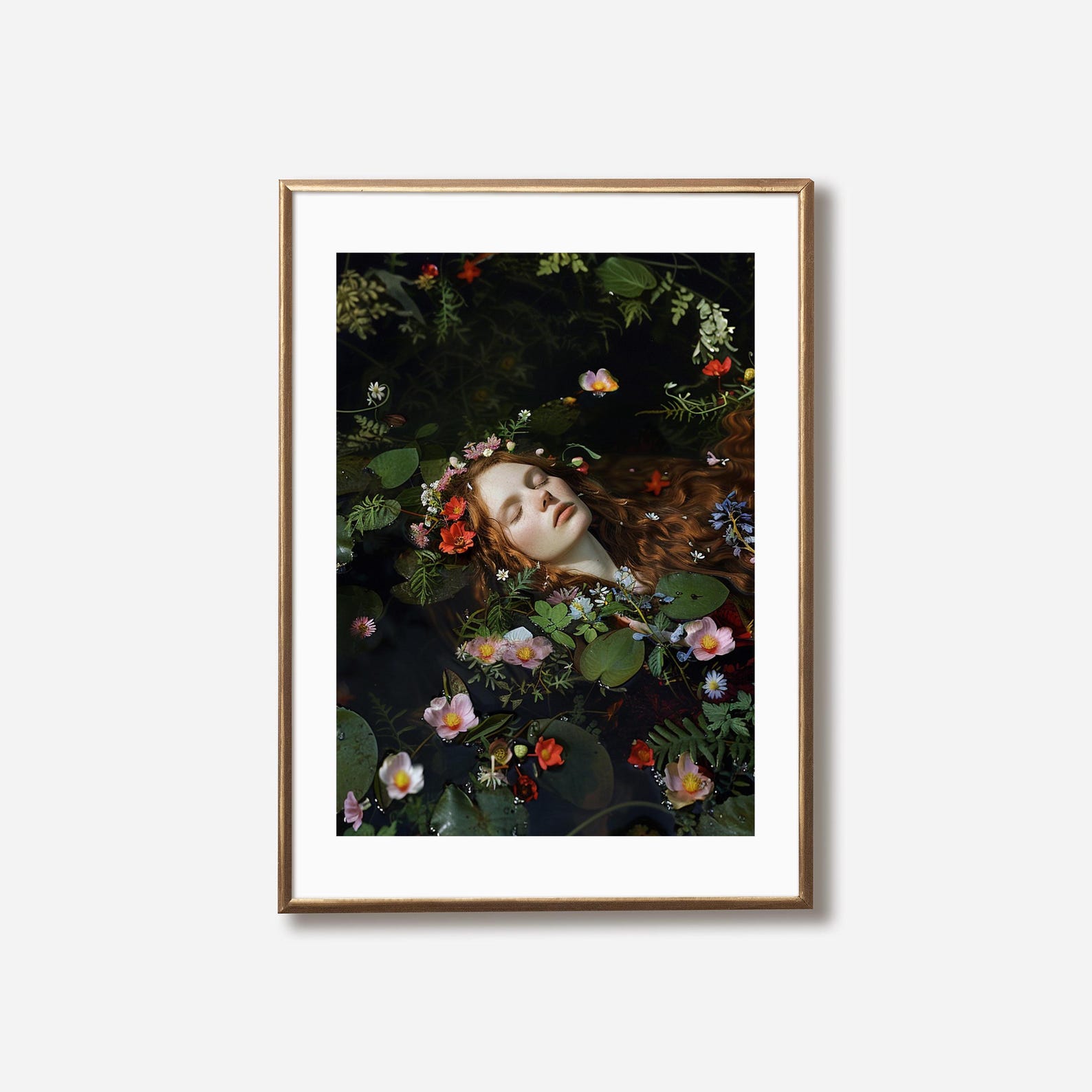 Ophelia Painting Art PRINTABLE Digital, Antique Greek Mythology Art ...