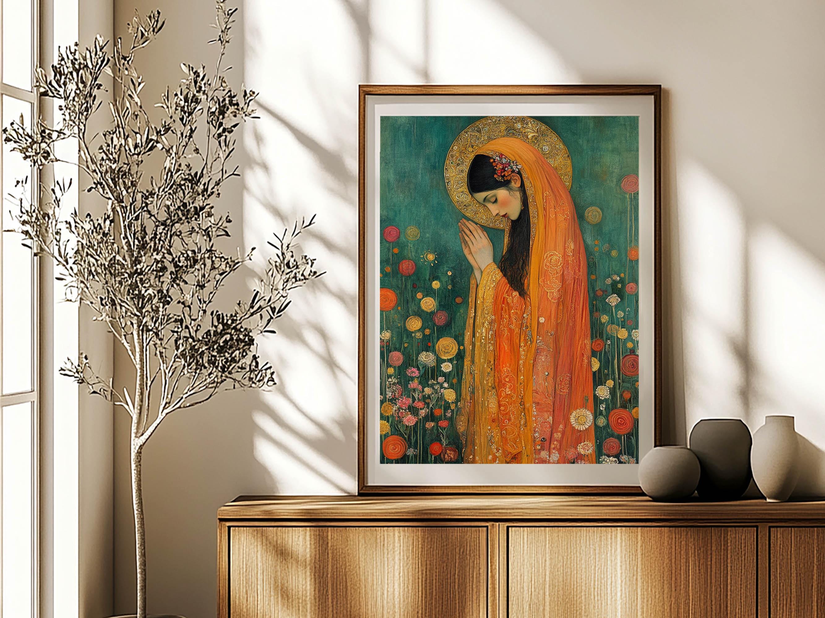 Celtic Goddess Danu Art Print, Nature & Fertility Wall Decor, Gustav ...