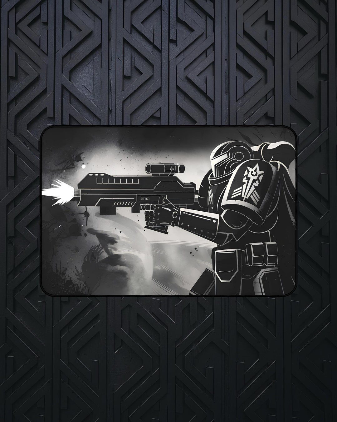Warhammer 40k Inspired Large Desk Mat Mousepad, Gift for Gamer, Desk ...