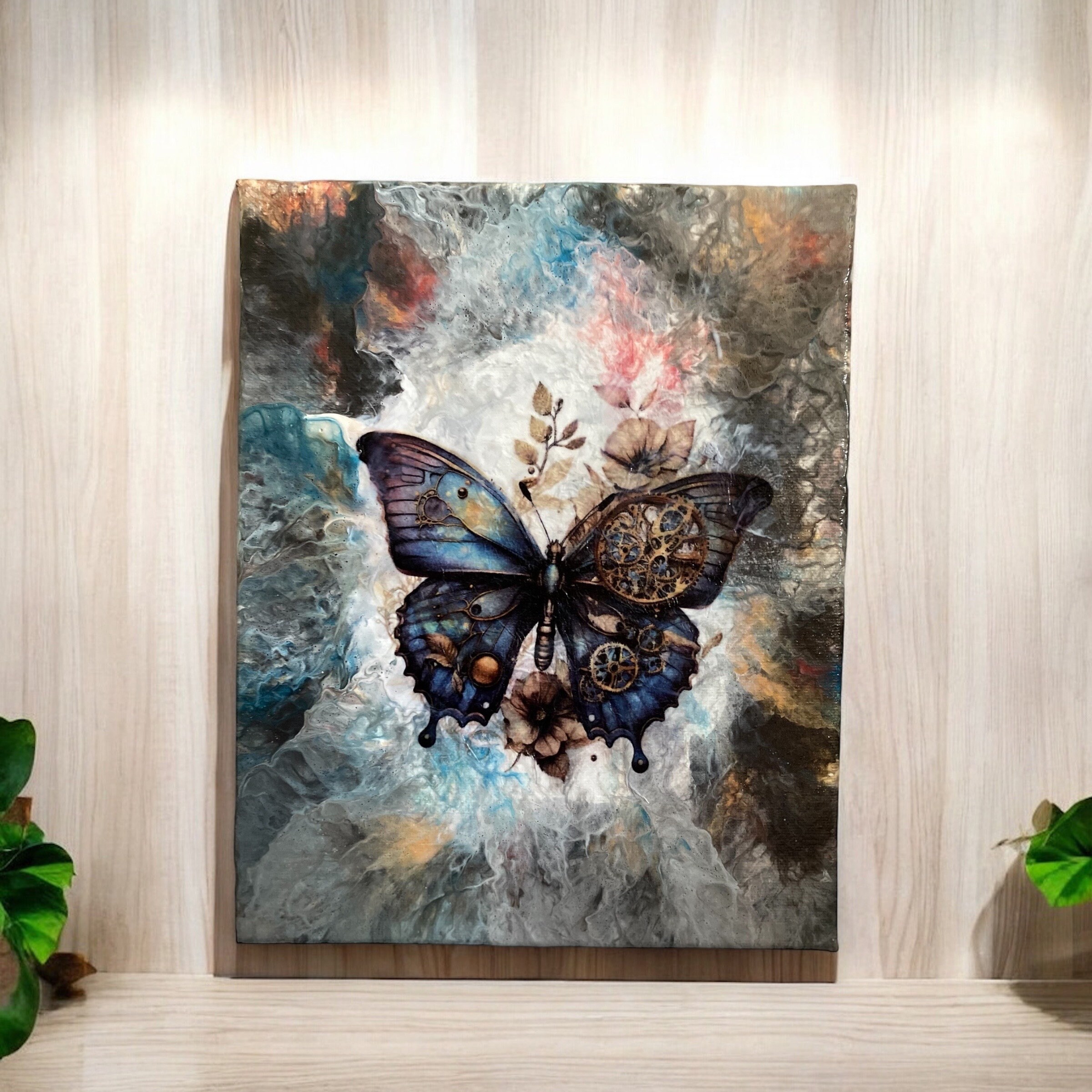 Steampunk Blue Butterfly - Etsy