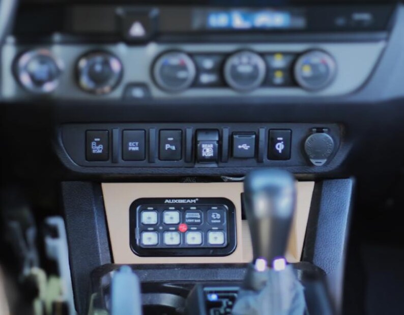 For Toyota Tacoma 3rd Gen Center Console Switch Panel Mount 2016-2023 ...