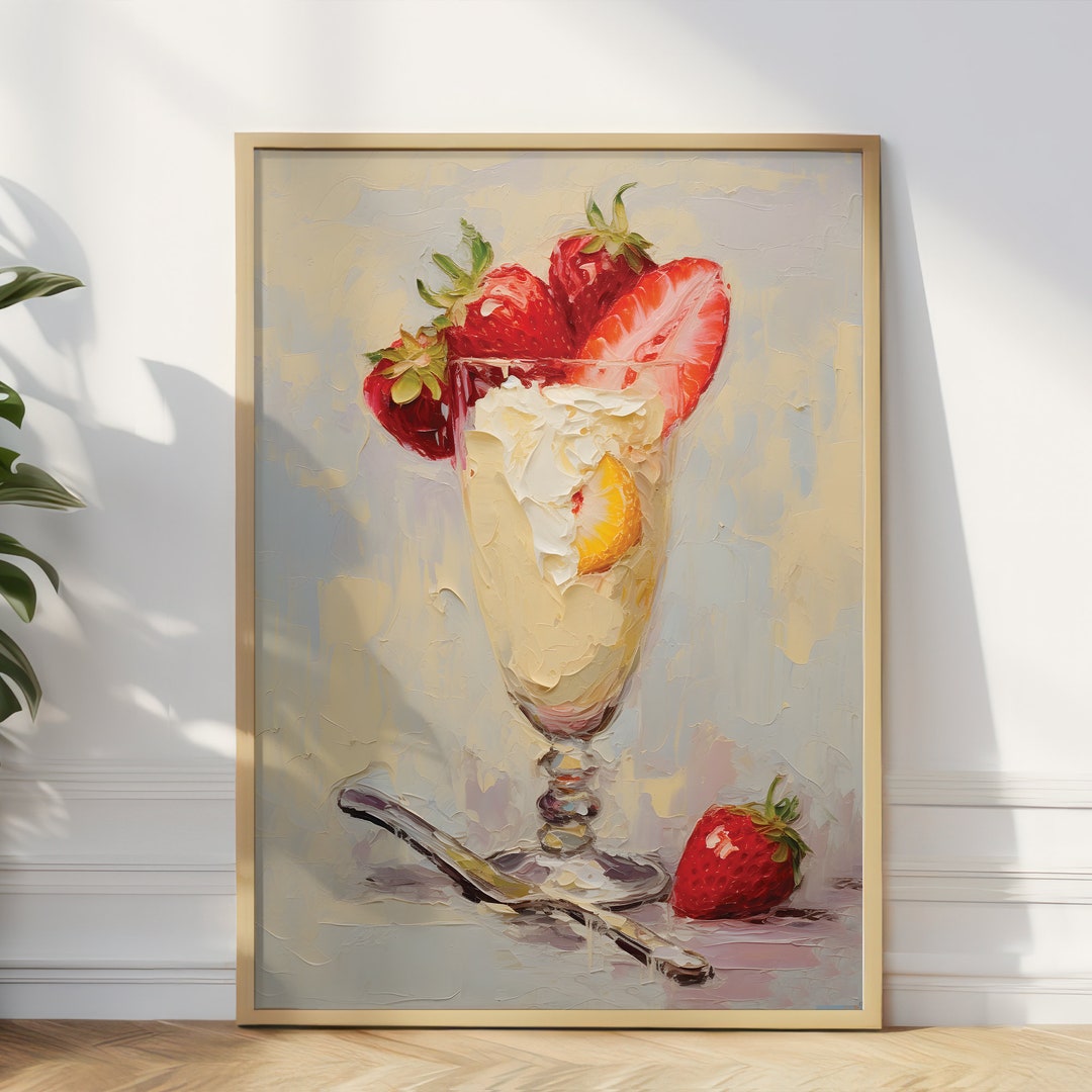Dessert Food Wall Art for Kitchen, Food Wall Art Print, Desert Wall Art ...