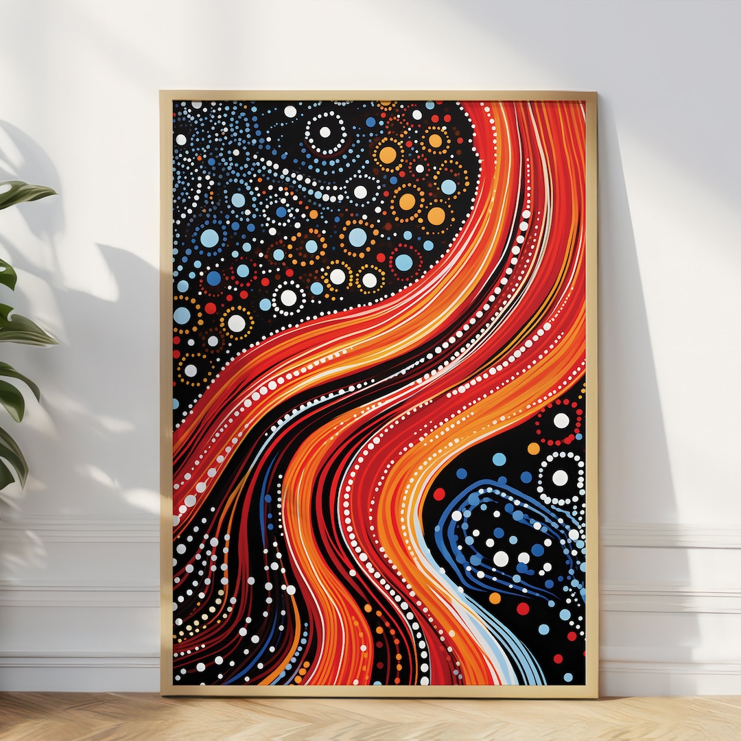 Aboriginal Prints, Cultural Wall Art, Indigenous Poster Set, Aboriginal ...