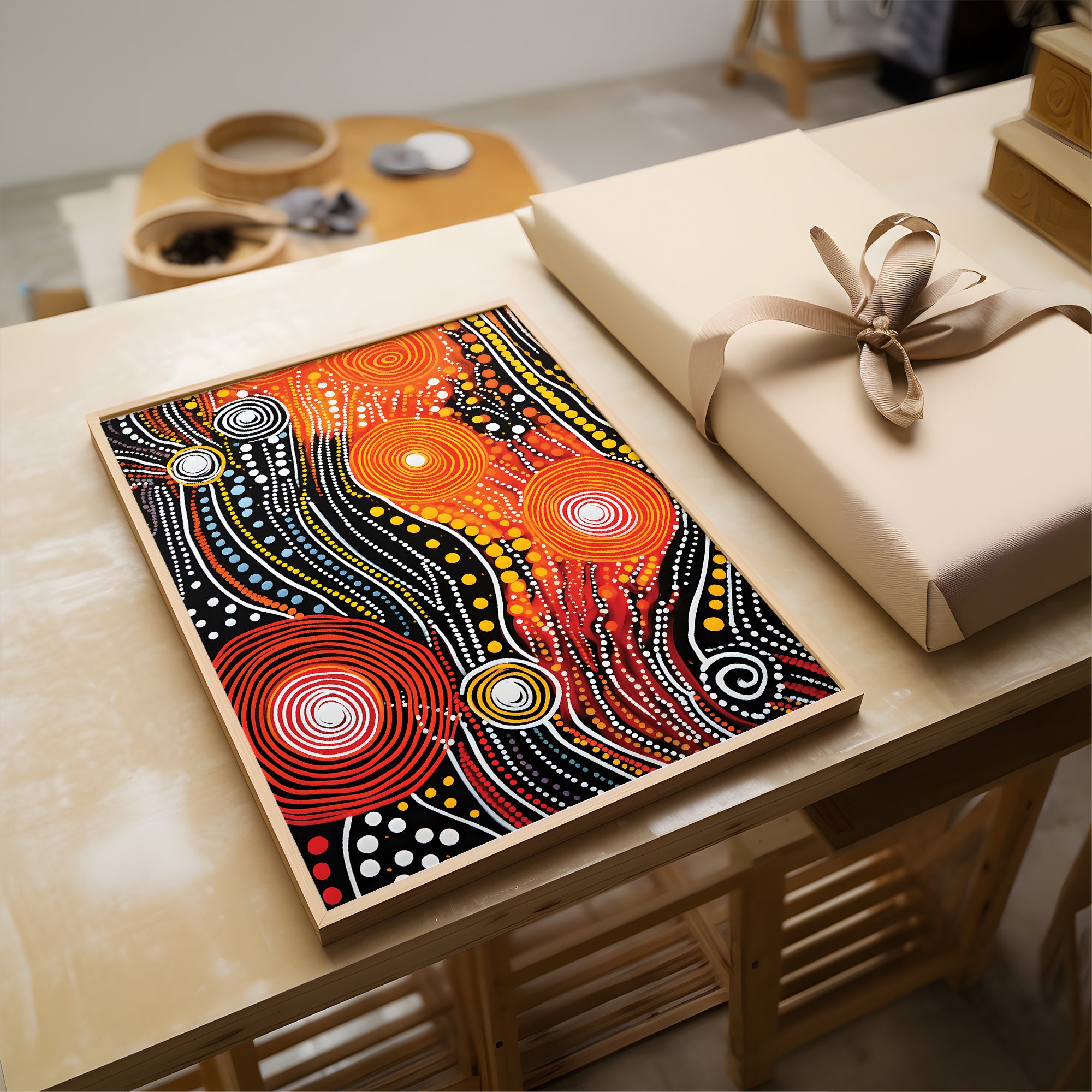 Aboriginal Prints, Cultural Wall Art, Indigenous Poster Set, Aboriginal ...