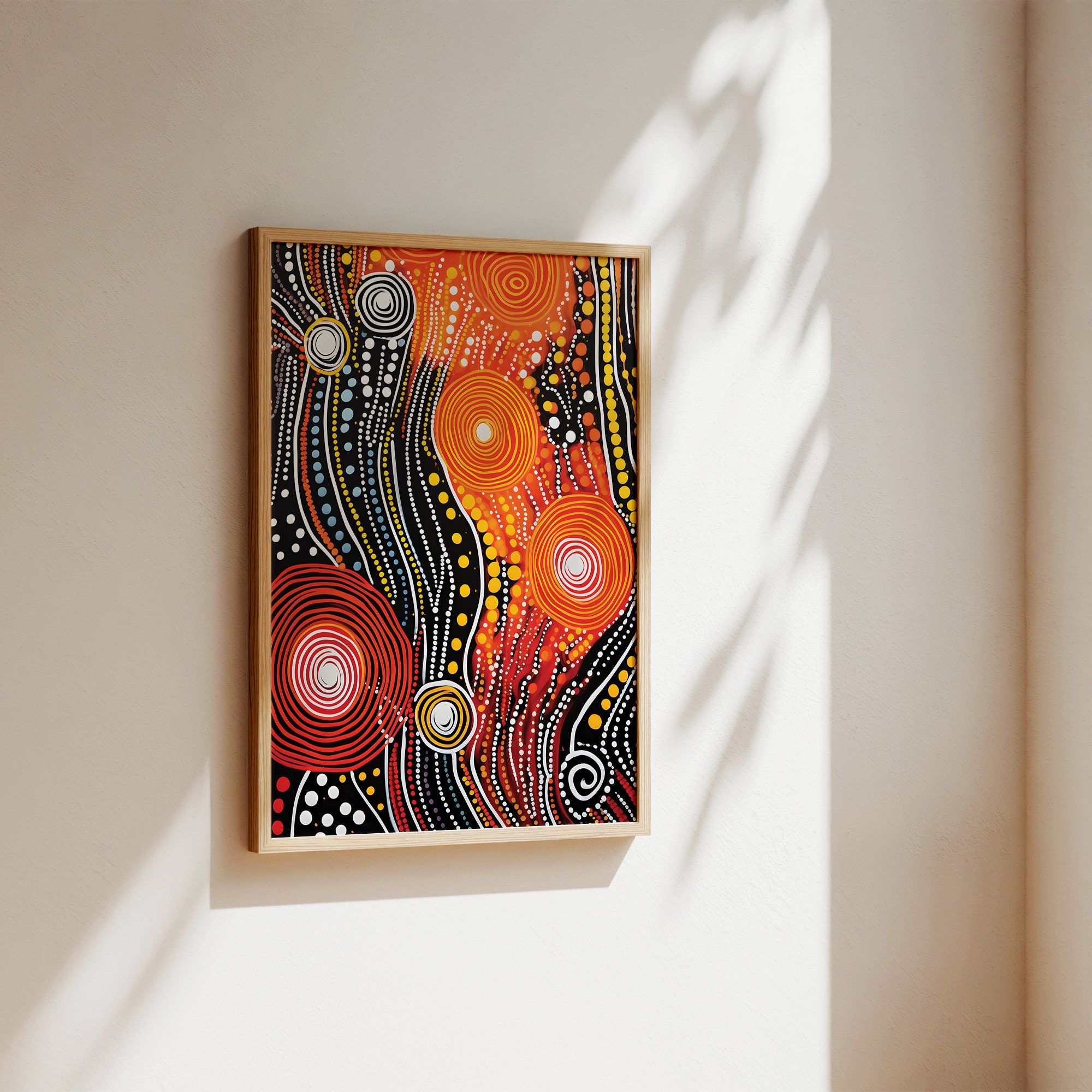 Aboriginal Prints, Cultural Wall Art, Indigenous Poster Set, Aboriginal ...