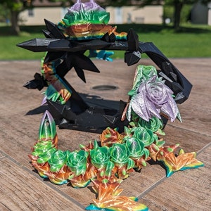 Articulated Cinderwing Rose Dragon and Baby Dragon - Etsy