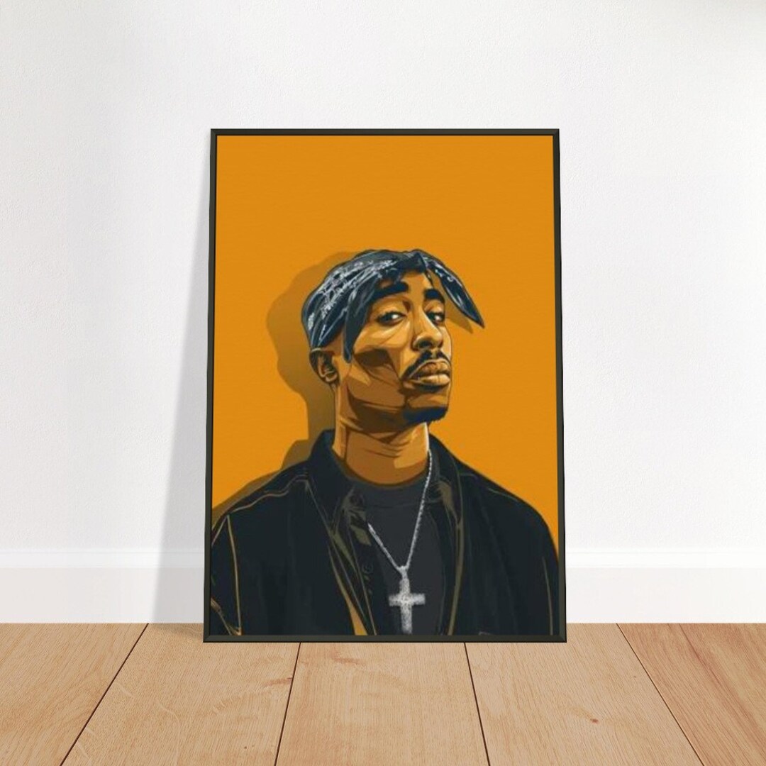 Master's Edition Tupac Wall Art With Aluminum Frame - Etsy