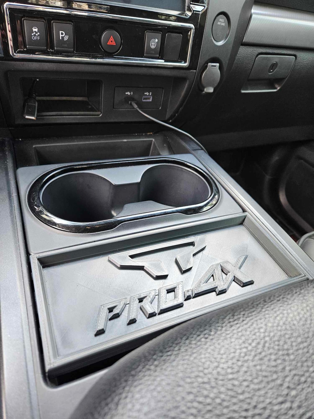 2016 Nissan Titan Center Console Space Cover PRO4X Edition - Etsy