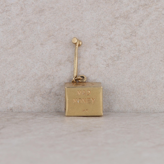 14K Emergency Money Cash Dollar Bill Hammer Charm/Pen… - Gem