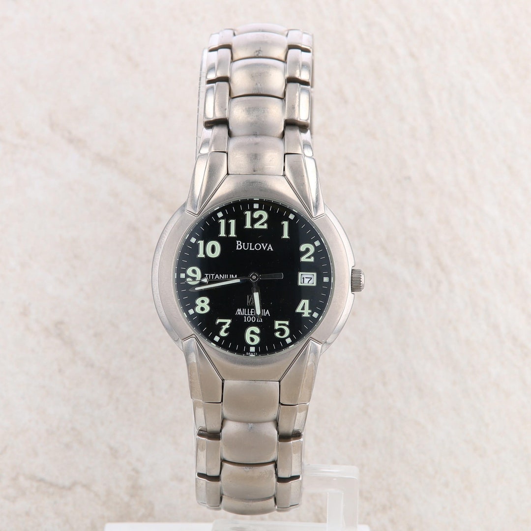 Titanium Bulova Men's Millennia Watch - Etsy