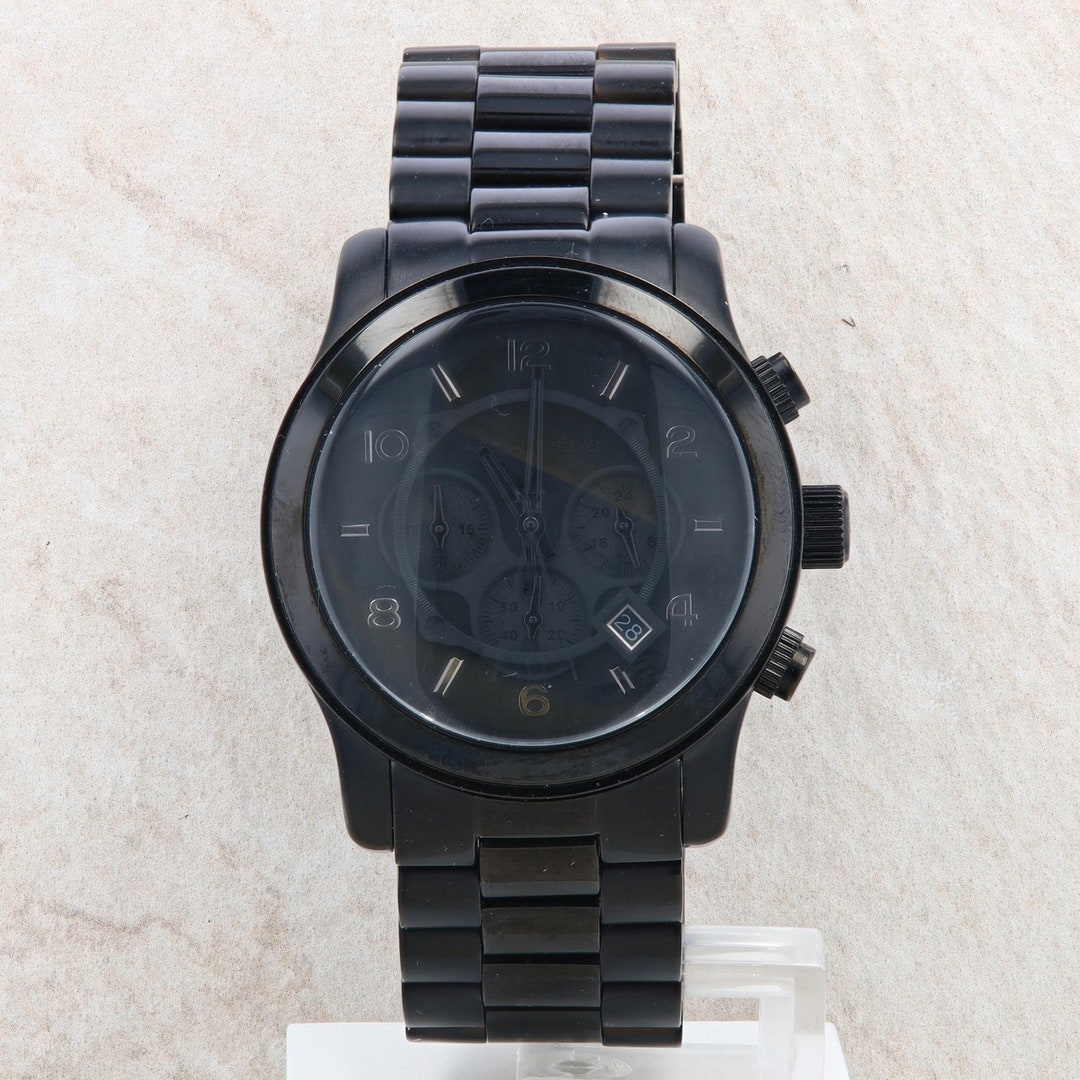 Michael Kors 'runway' Men's Black Watch #mk8157 - Etsy