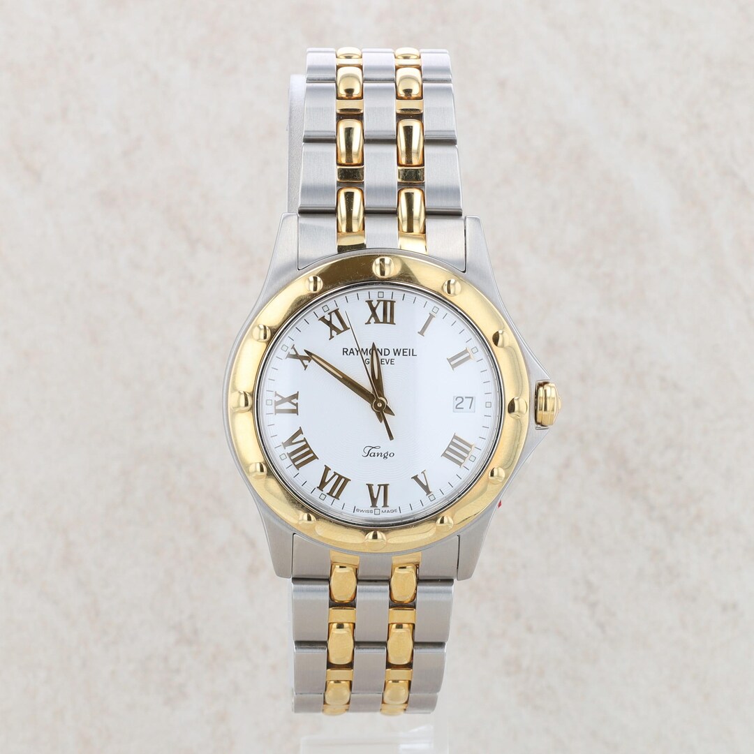 Men's Stainless and Two Tone Raymond Weil Watch - Etsy