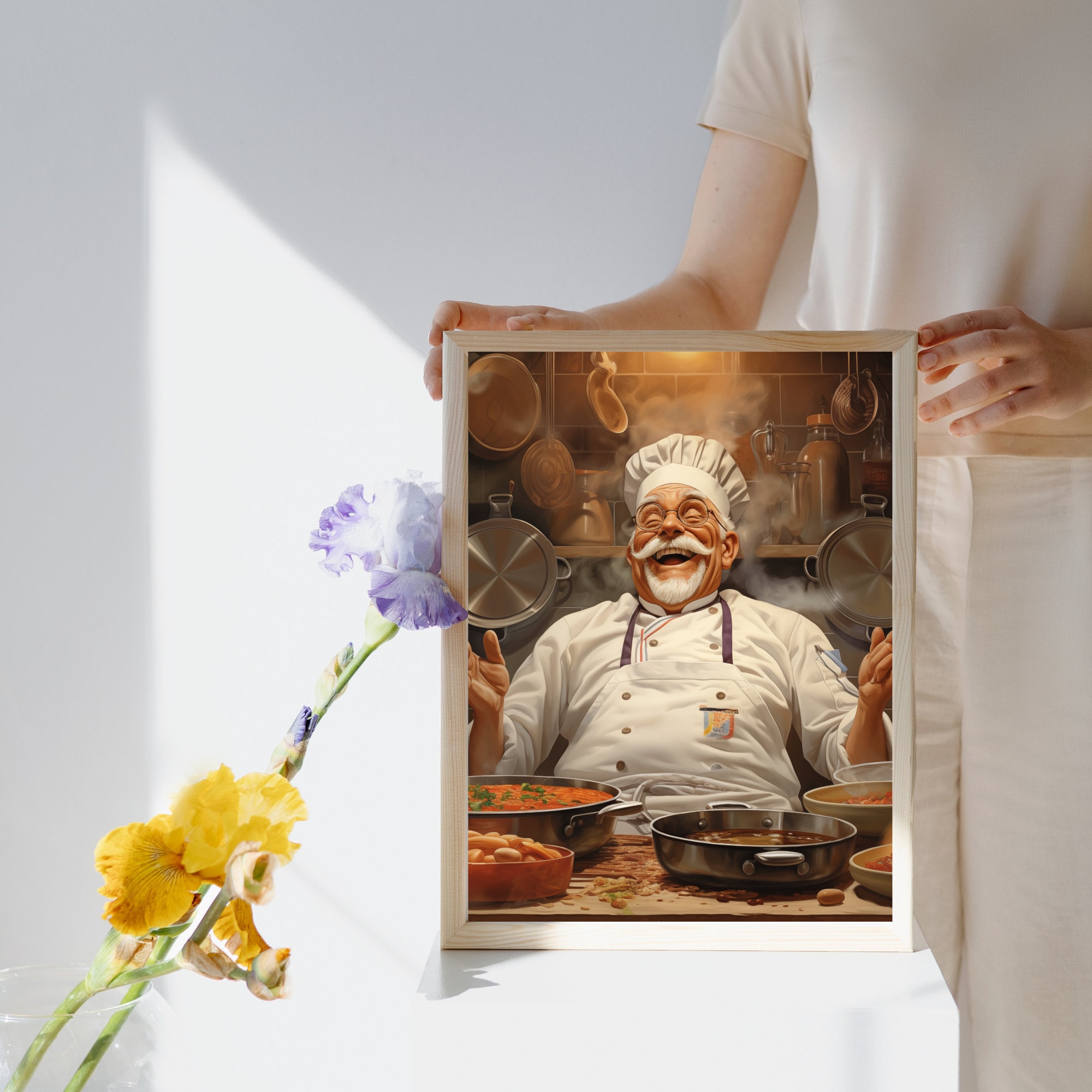 Cooking Wall Art Chef Art Print Cooking Enthusiast Cooking Poster Gift ...