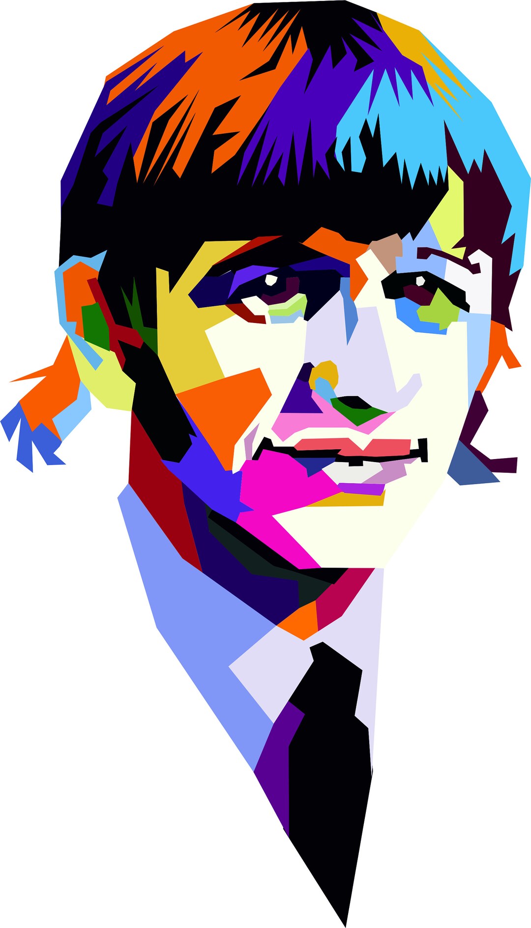 The Beatles Vector Portrait of Ringo - Etsy