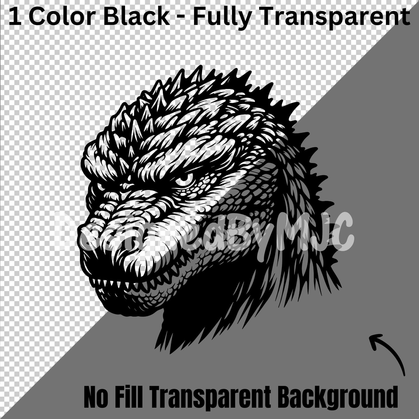 Godzilla SVG Bundle, Godzilla Graphics, Digital Clip Art, Cut Files for ...