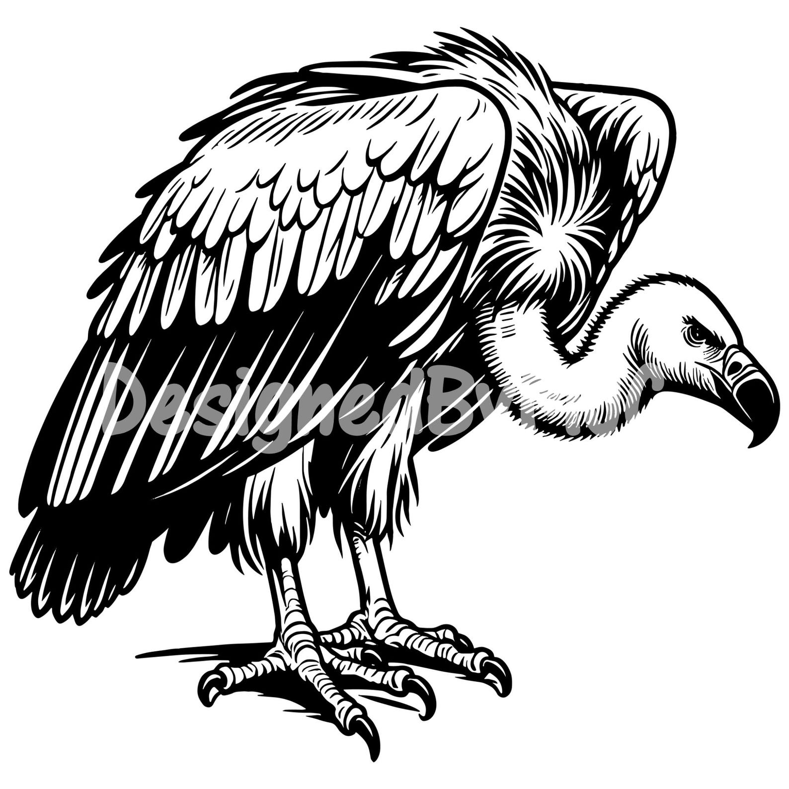Vulture SVG PNG Bundle, Dog Clipart, Vulture PNG Files, Vulture ...
