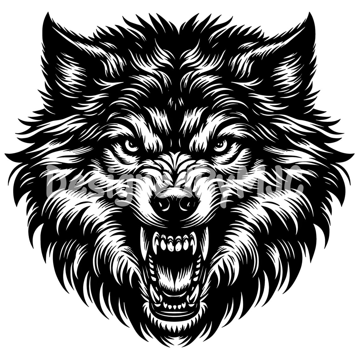 Wolf SVG Bundle & PNG Files, Vicious Wolf Head Svg, Wolf Svg Bundle ...