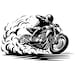 Motorcycle Burnout SVG PNG Bundle, Motorcycle Svg, Bike Burnout Svg ...