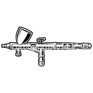 Airbrush SVG PNG, Airbrush Logo PNG, Airbrush Painting Svg, Graffiti ...