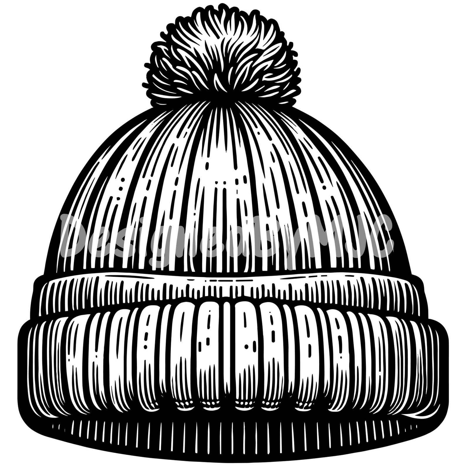 Winter Beanie SVG Bundle, Cold Season Warm Hat SVG Pack, Winter Hats ...