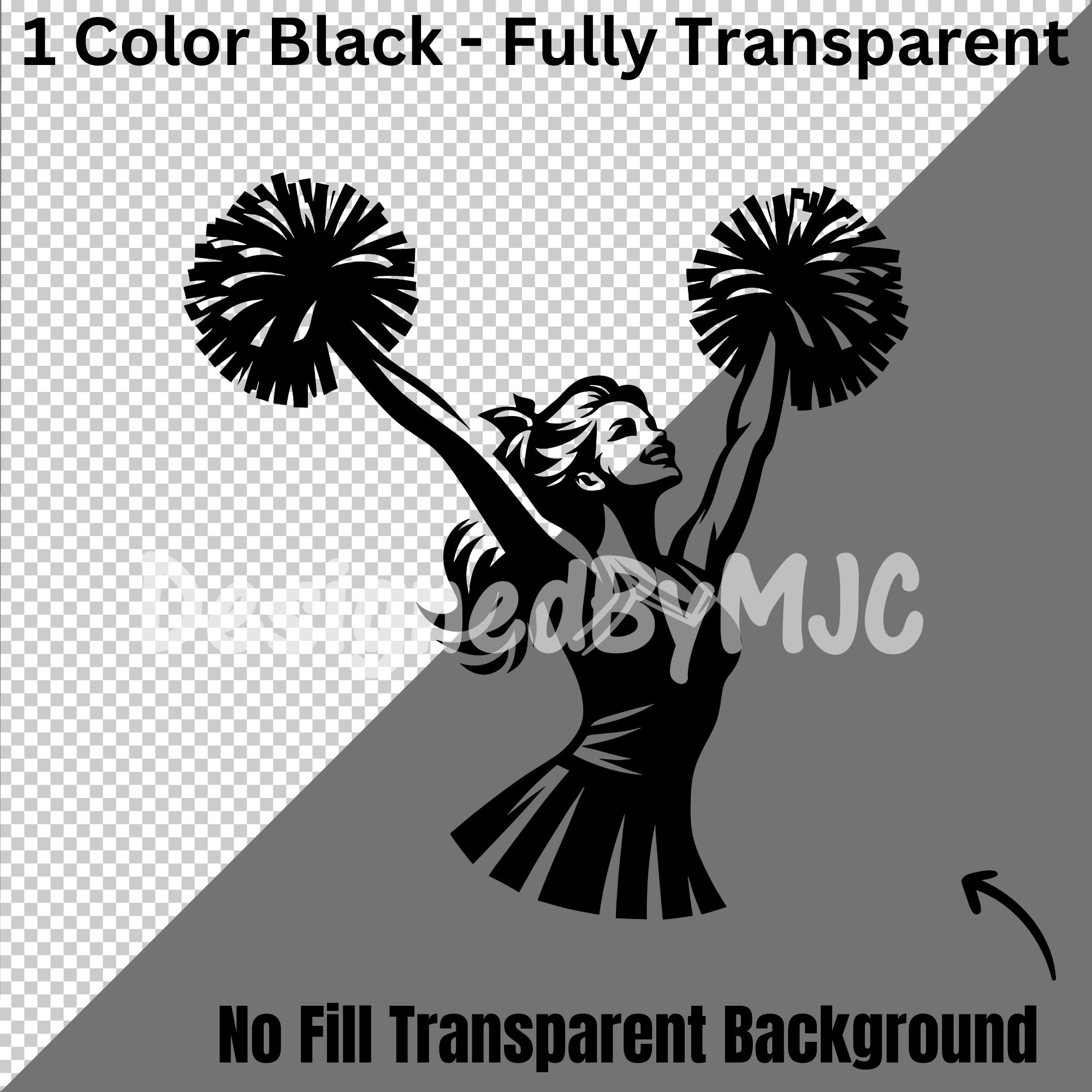 Cheerleader SVG, Cheerleading SVG, Cheer SVG, Cheerleader Silhouette ...