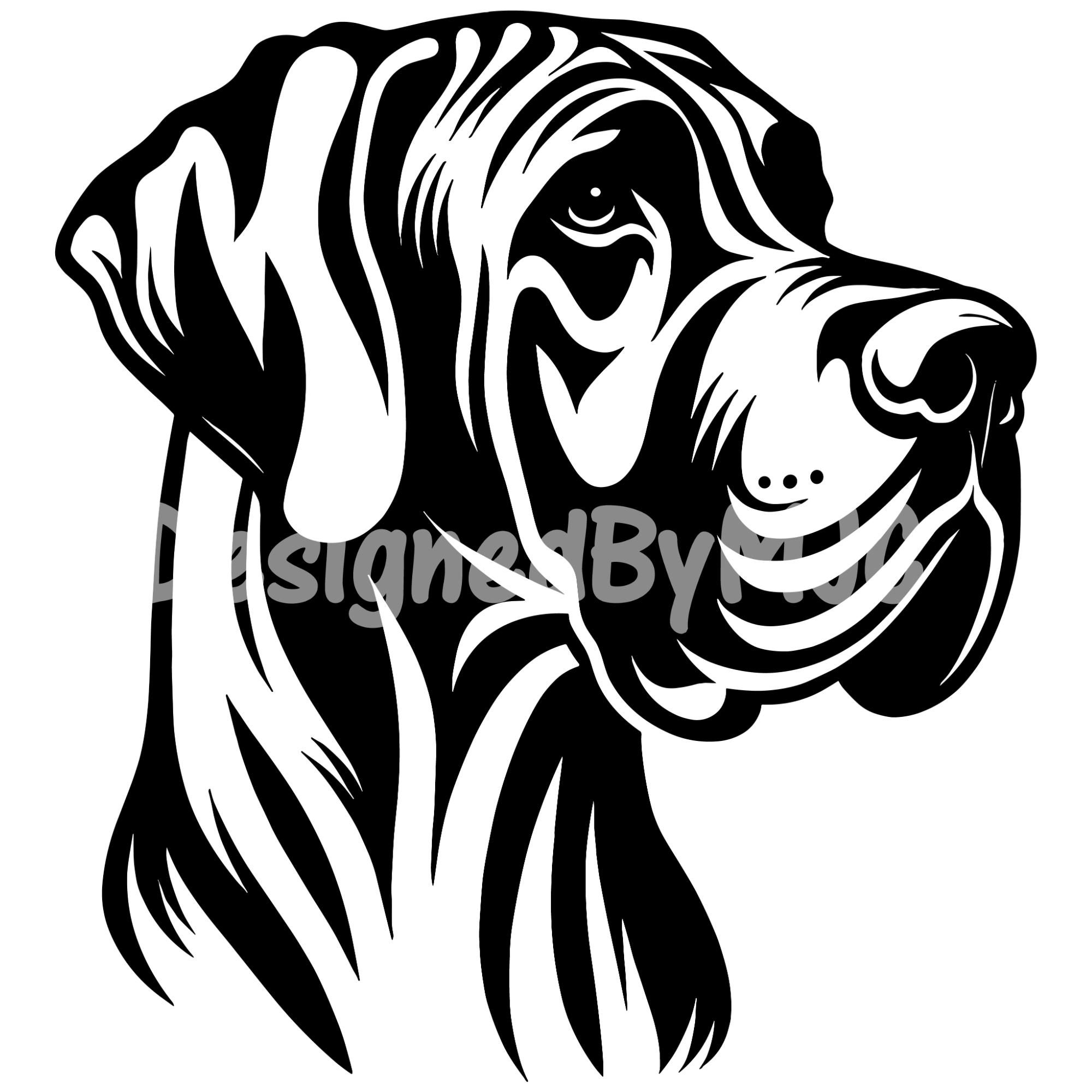 Great Dane Dog SVG Bundle, Great Dane Clipart for Cricut, Silhouette ...
