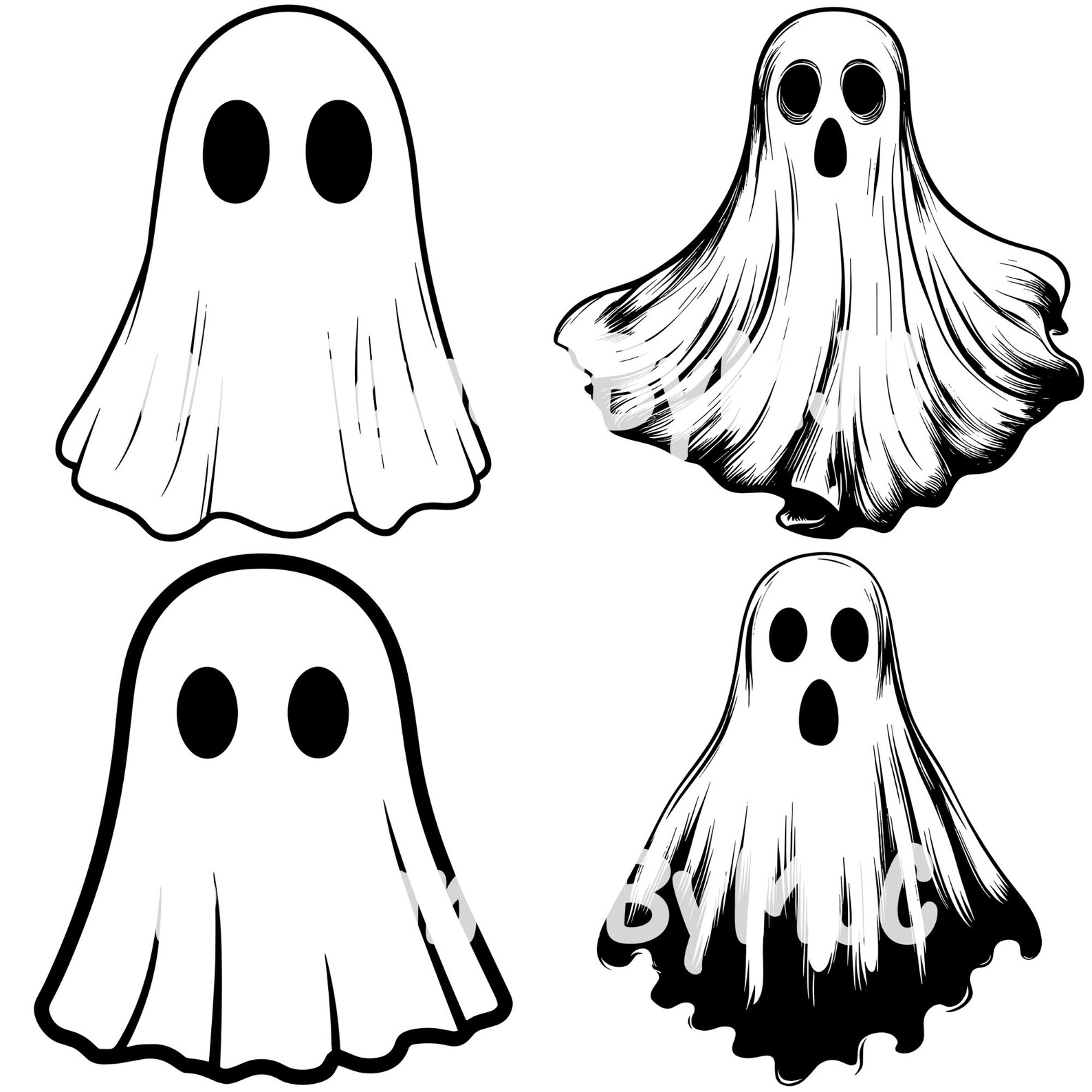 Ghost SVG, Cute Ghost Svg, Halloween Svg, Scary Ghost Svg, Ghost ...