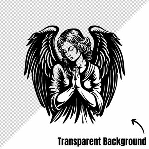 Angel SVG Clipart, SVG & PNG Files, Christian Graphics, Digital Clip ...