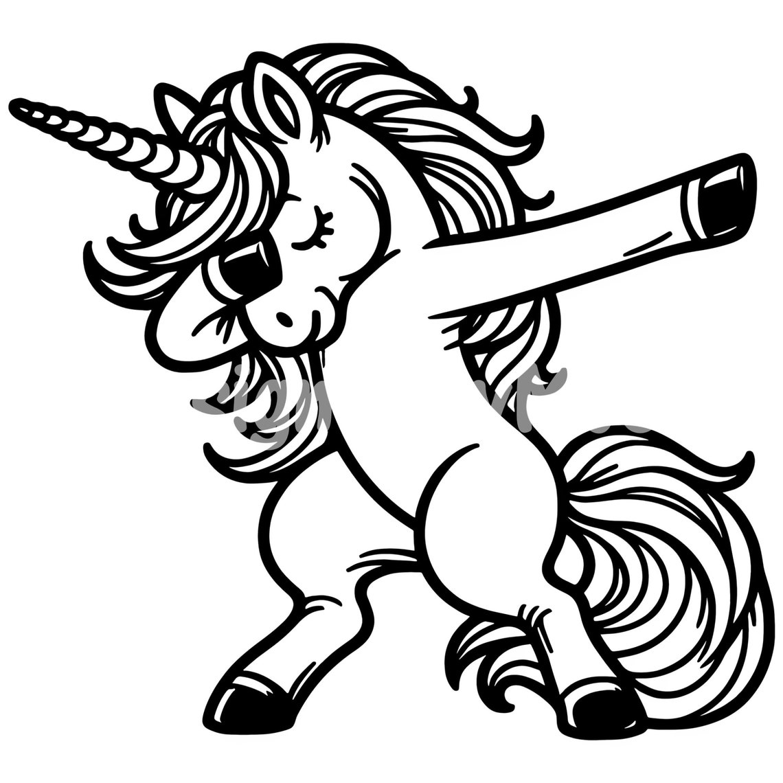 Dabbing Unicorn SVG Bundle PNG Files, Dabbing Dancing Svg Files ...