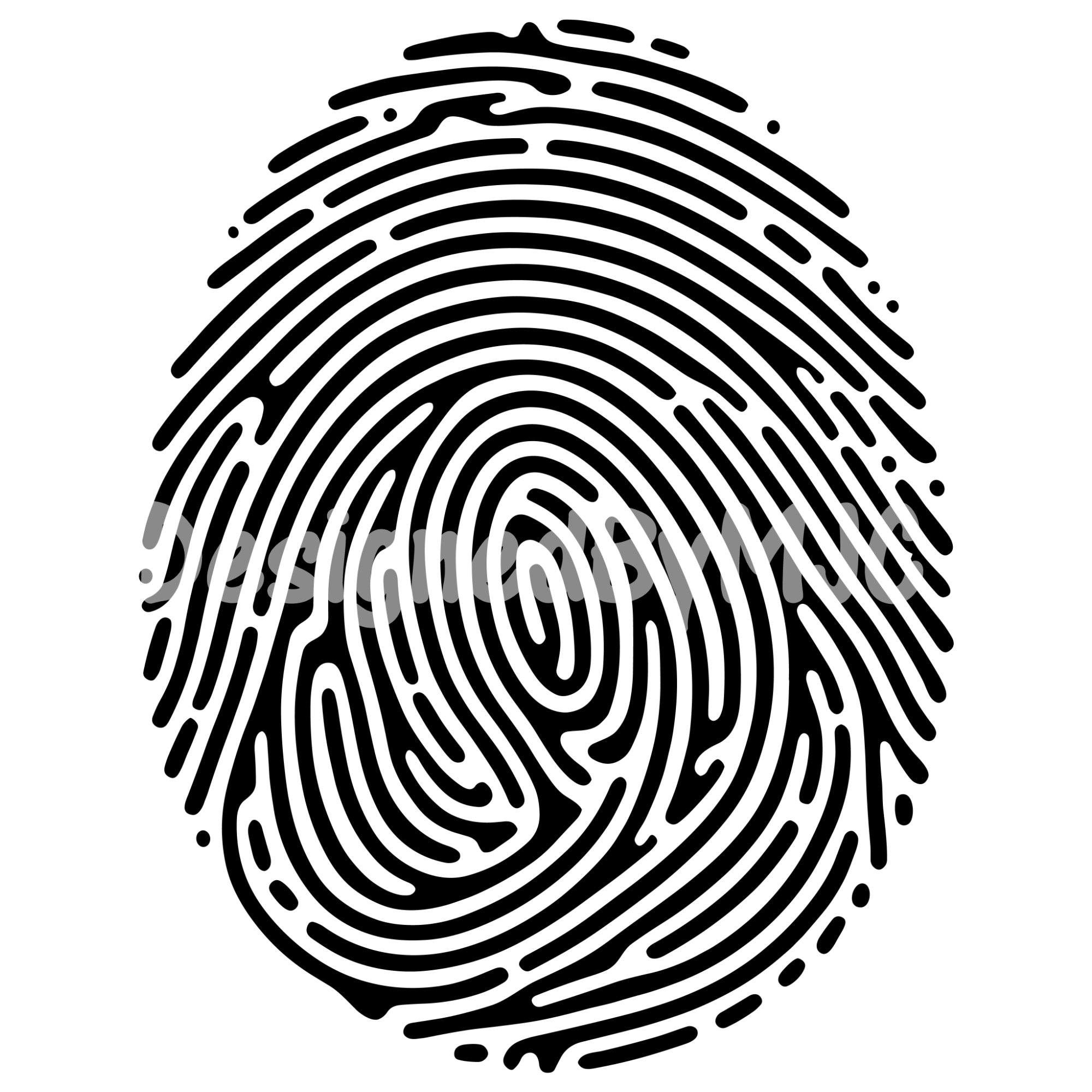 Fingerprint SVG, Fingerprint PNG, Thumbprint Clipart, Biometric Svg ...