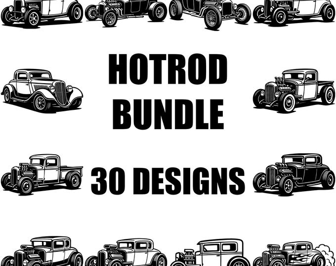 Hot Rod SVG File, Vintage Car SVG, Classic Car Svg, Retro Car Svg, Hot ...