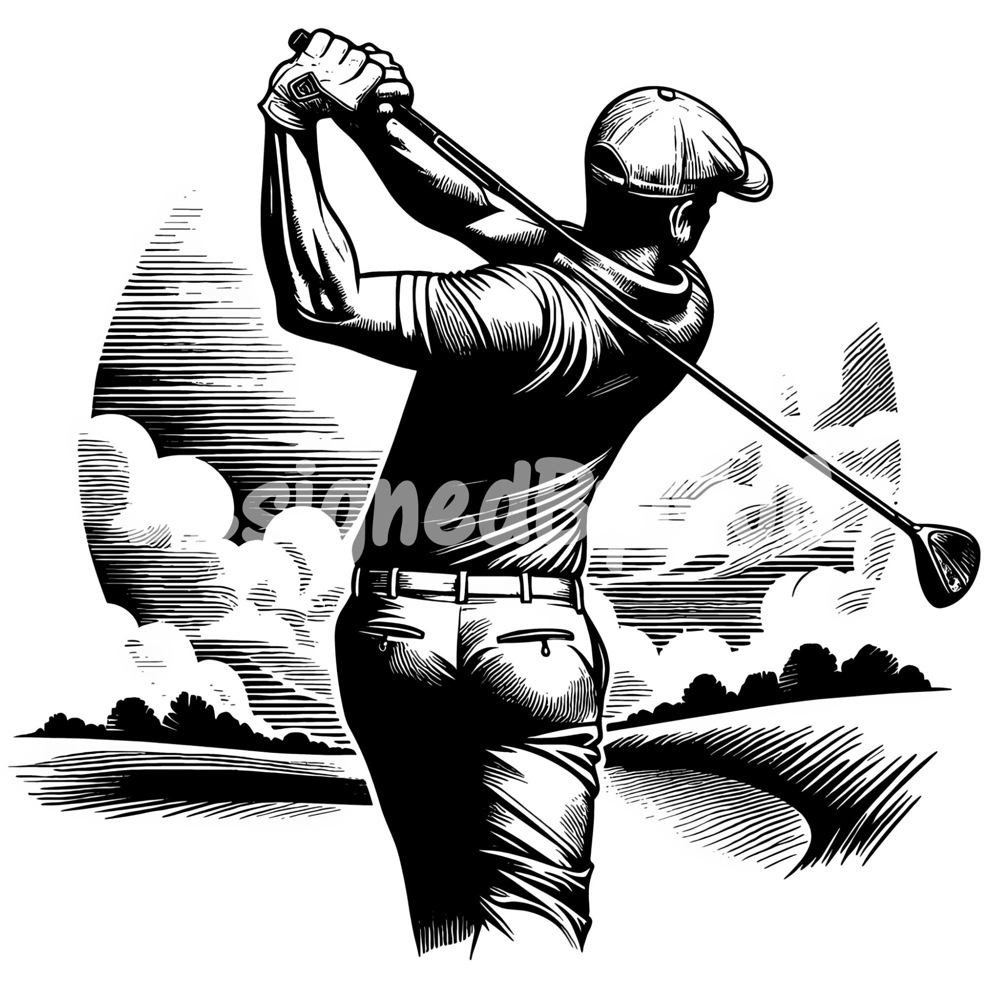 Golf SVG Bundle & PNG Files, Golfing Svg Vector, Golfer Svg, Golf Ball ...