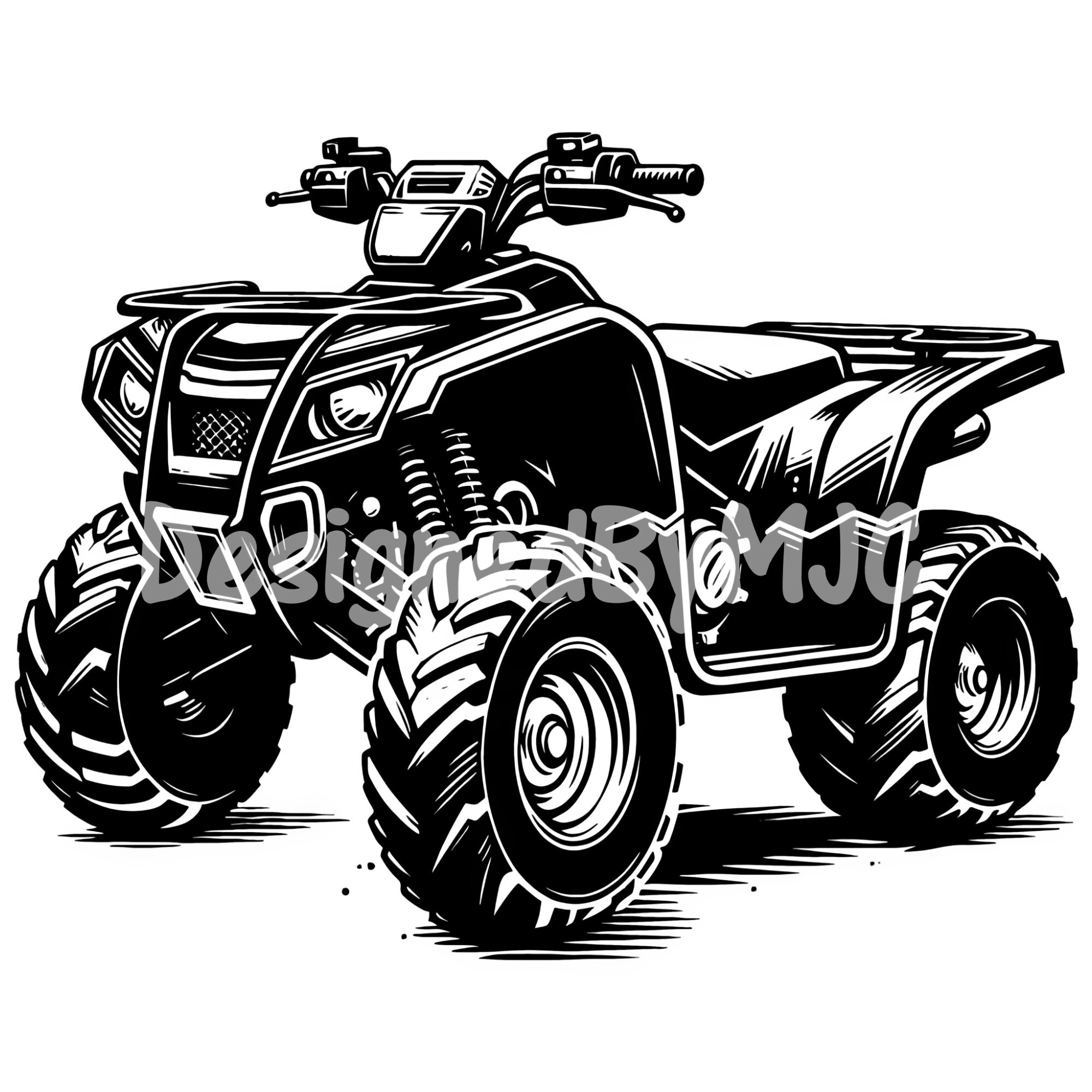 ATV SVG Bundle & PNG Files, Atv Adventure Atv Vector, Quad 4 Four ...