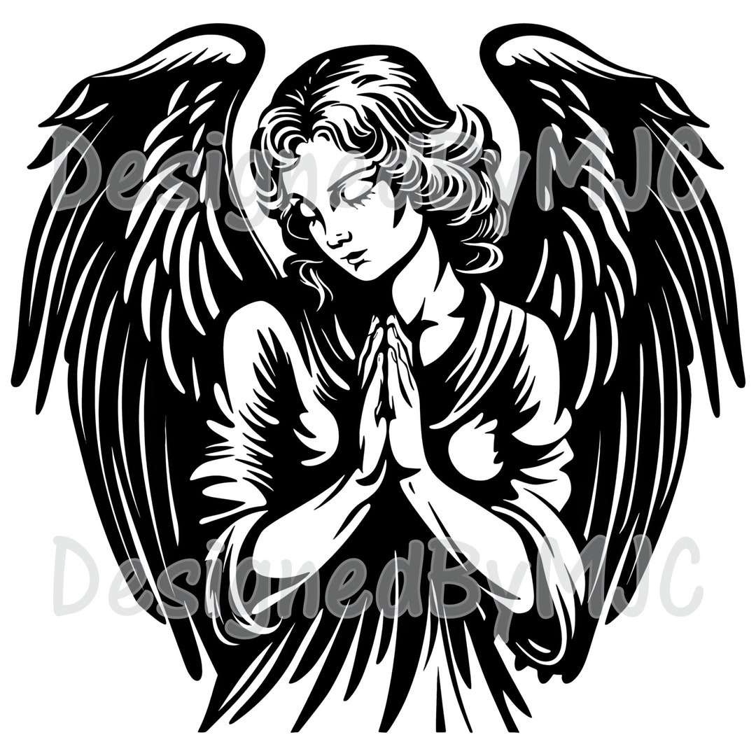 Angel SVG Clipart, SVG & PNG Files, Christian Graphics, Digital Clip ...