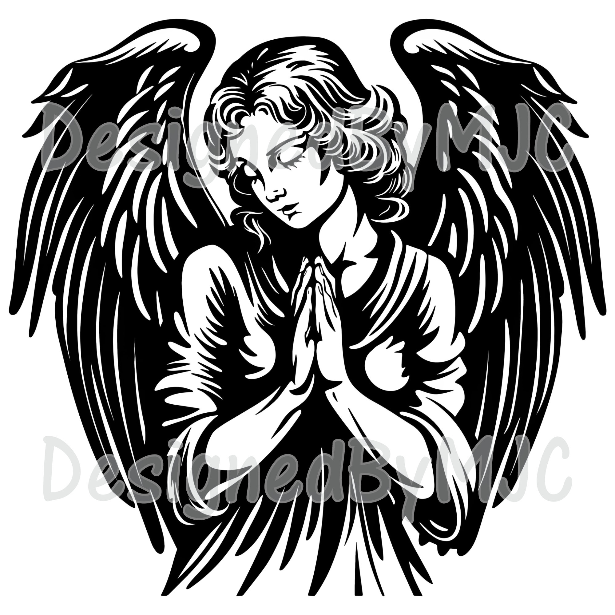 Angel SVG Clipart, SVG & PNG Files, Christian Graphics, Digital Clip ...