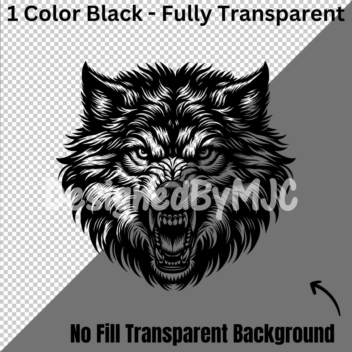Wolf SVG Bundle & PNG Files, Vicious Wolf Head Svg, Wolf Svg Bundle ...