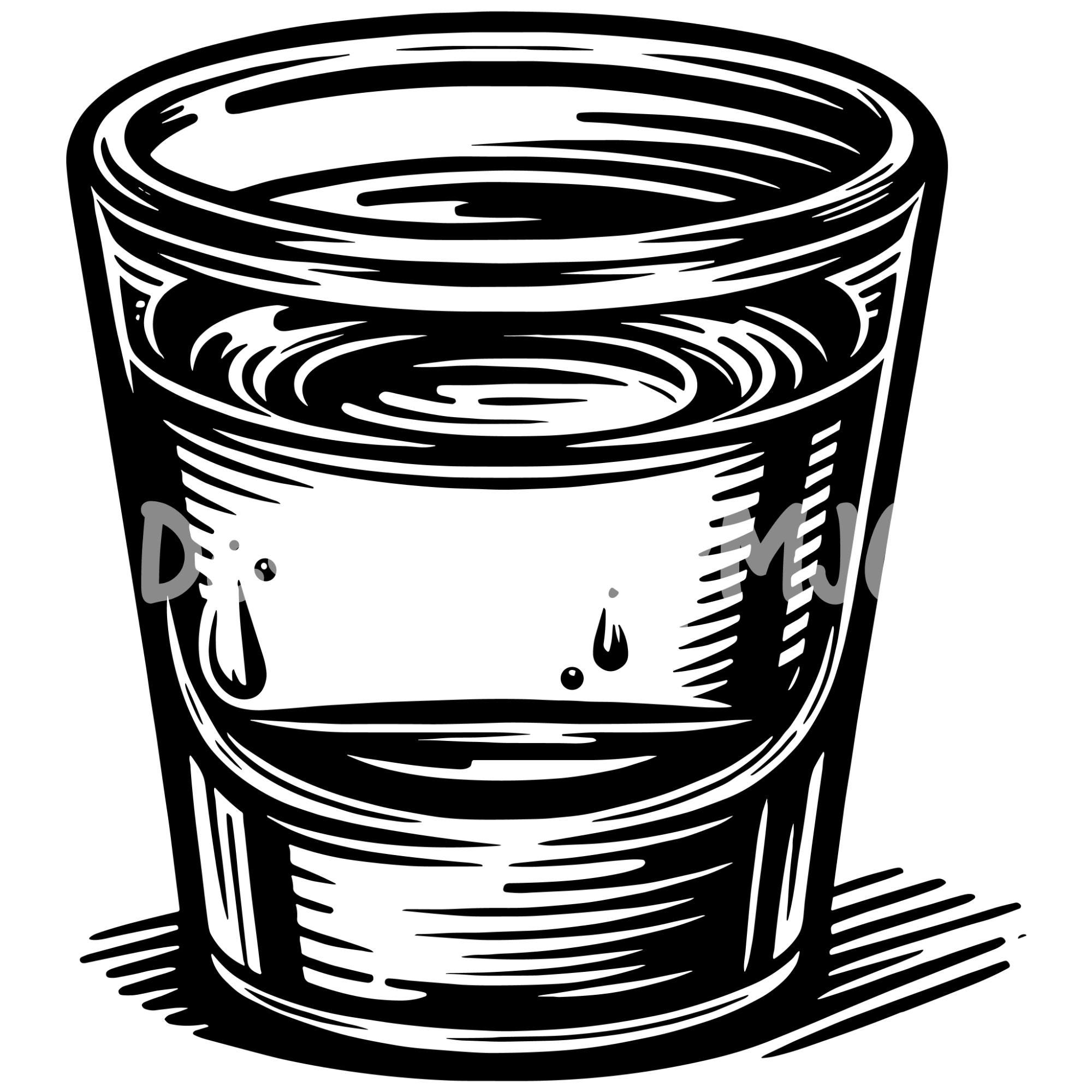 Shot Glass SVG Cool Shot Glass PNG Shot Glass Clipart Cheers Shot Glass ...